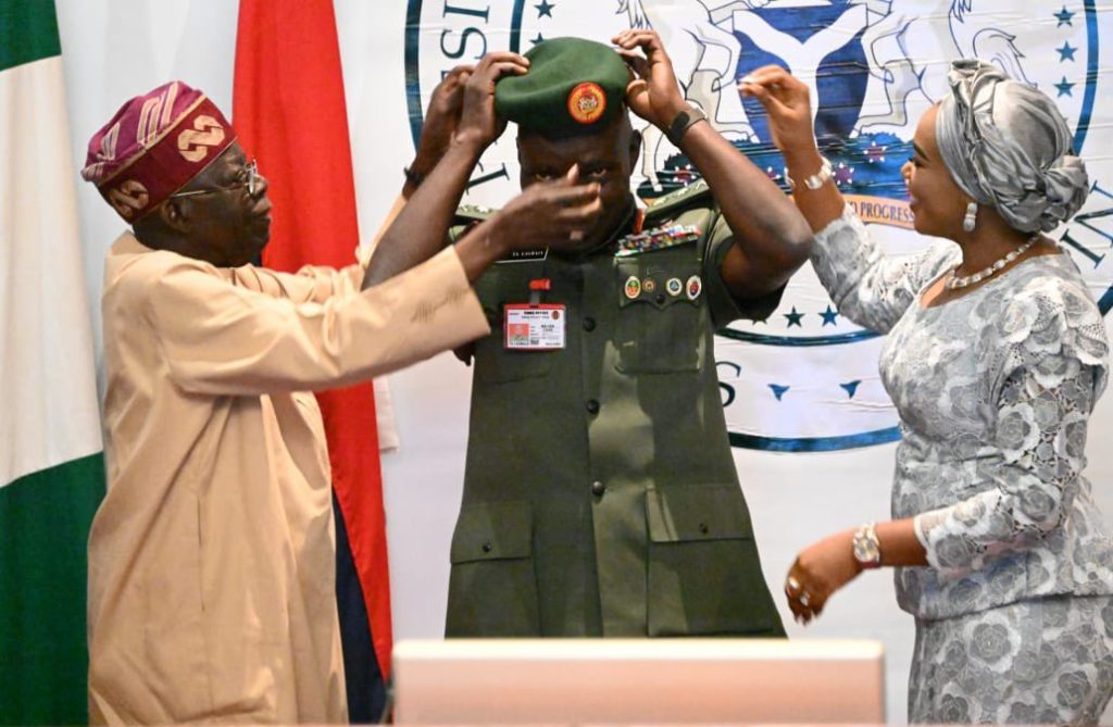 NIGERIA: President Tinubu Decorates Army Chief With Lieutenant General ...
